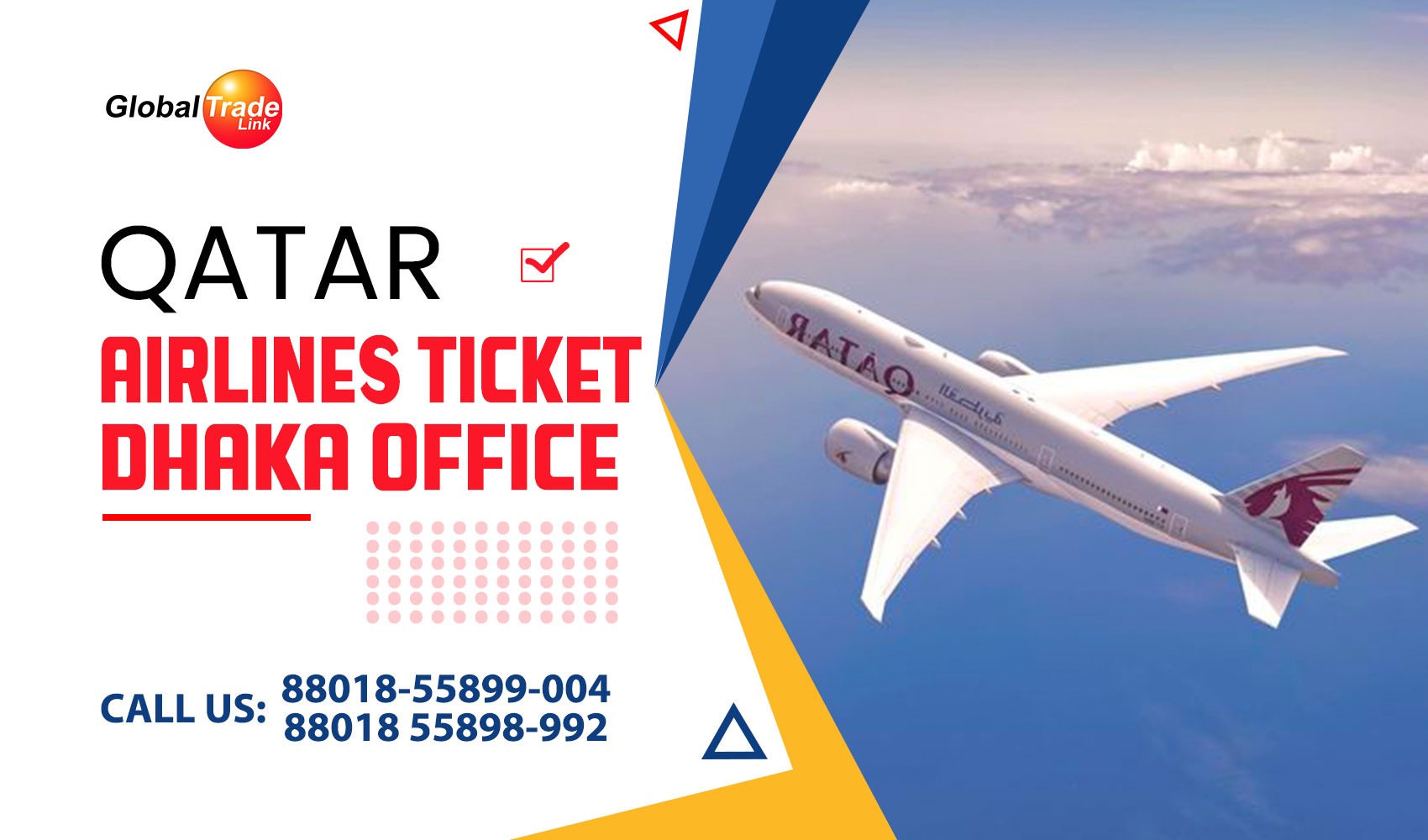 Qatar Airways Dhaka Office | Phone Number, Ticket Booking